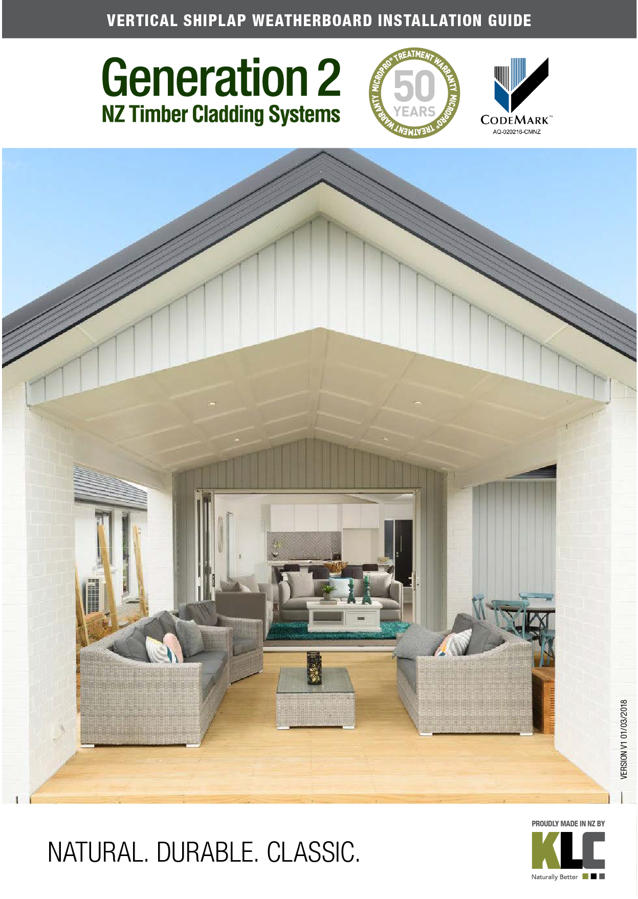 KLC - H3.2 and H4 Treated Timber Weatherboards Fascia :: Installation ...