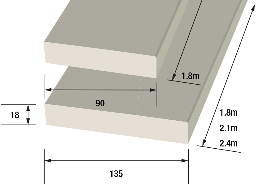 Timber Cladding and Weatherboards : H3.2 and H4 :: GenLam Profiles