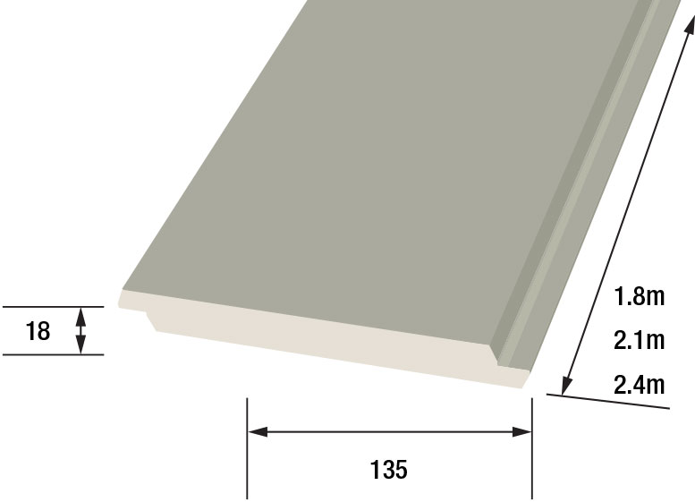Timber Cladding and Weatherboards : H3.2 and H4 :: GenLam Profiles