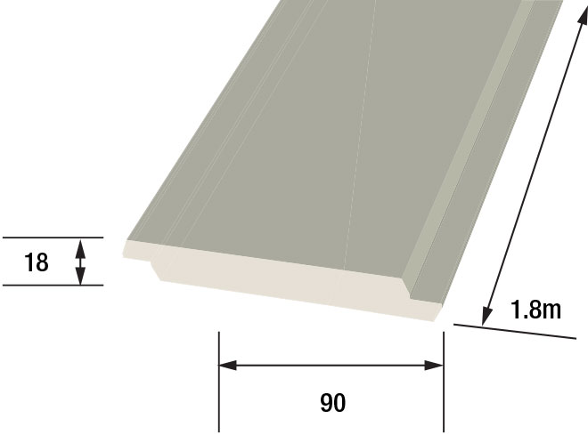 Timber Cladding and Weatherboards : H3.2 and H4 :: GenLam Profiles